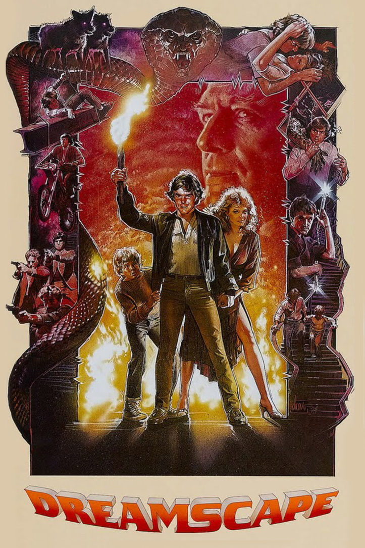 Dreamscape (1984) — Dennis Quaid saves the President from nightmares ...